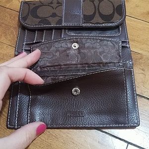 Coach | Bags | Brown Coach Wallet | Poshmark